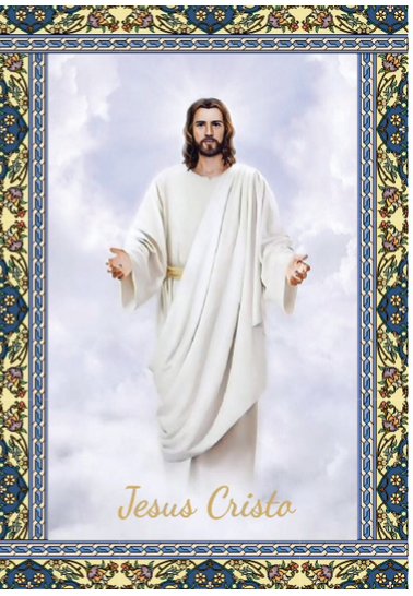 Santinhos Conversa com Jesus Cristo PE (Oração no verso) - 7x10 cm