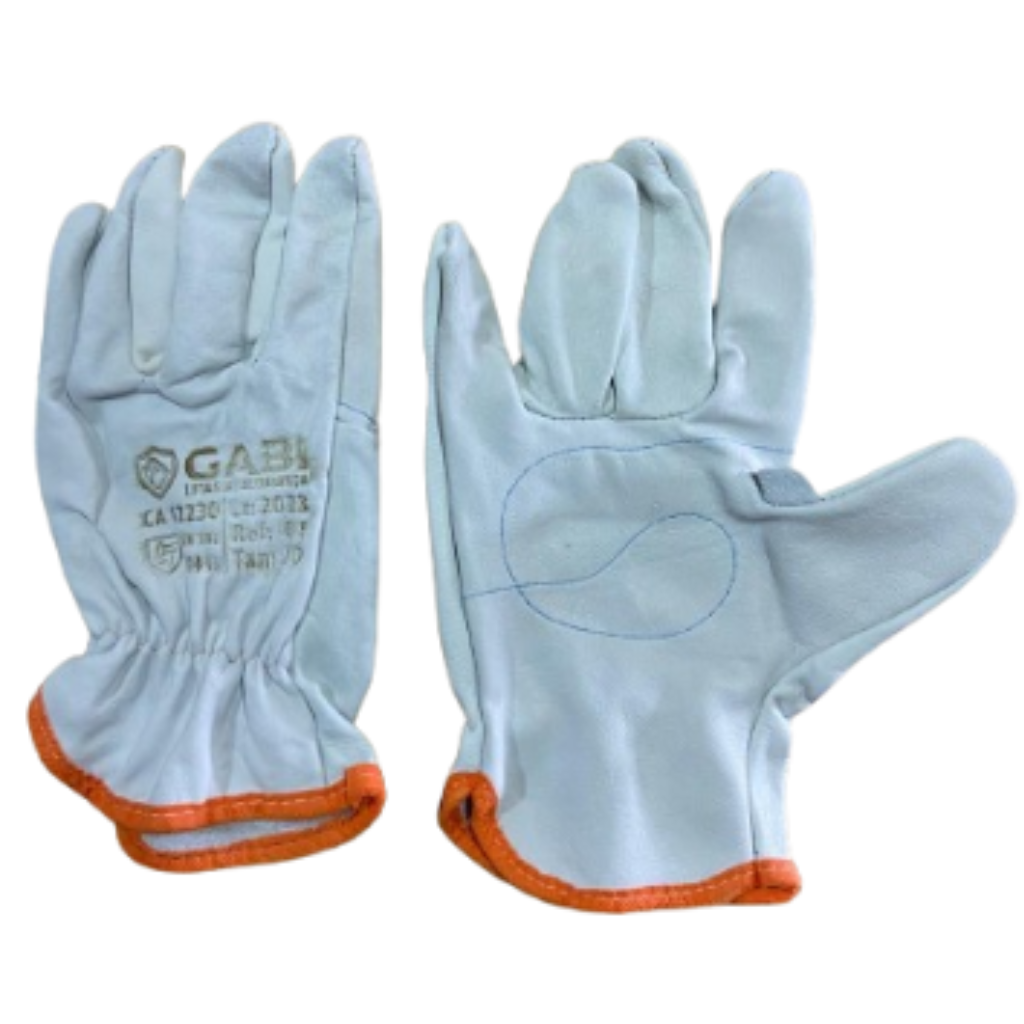 Luva De Segurança Em Couro Vaqueta Petroleira Punho 7 Cm Tam.10 Ca ...