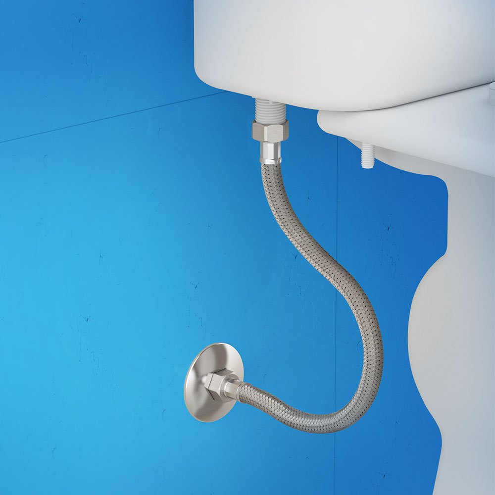 Engate Flexível de Aço 30Cm