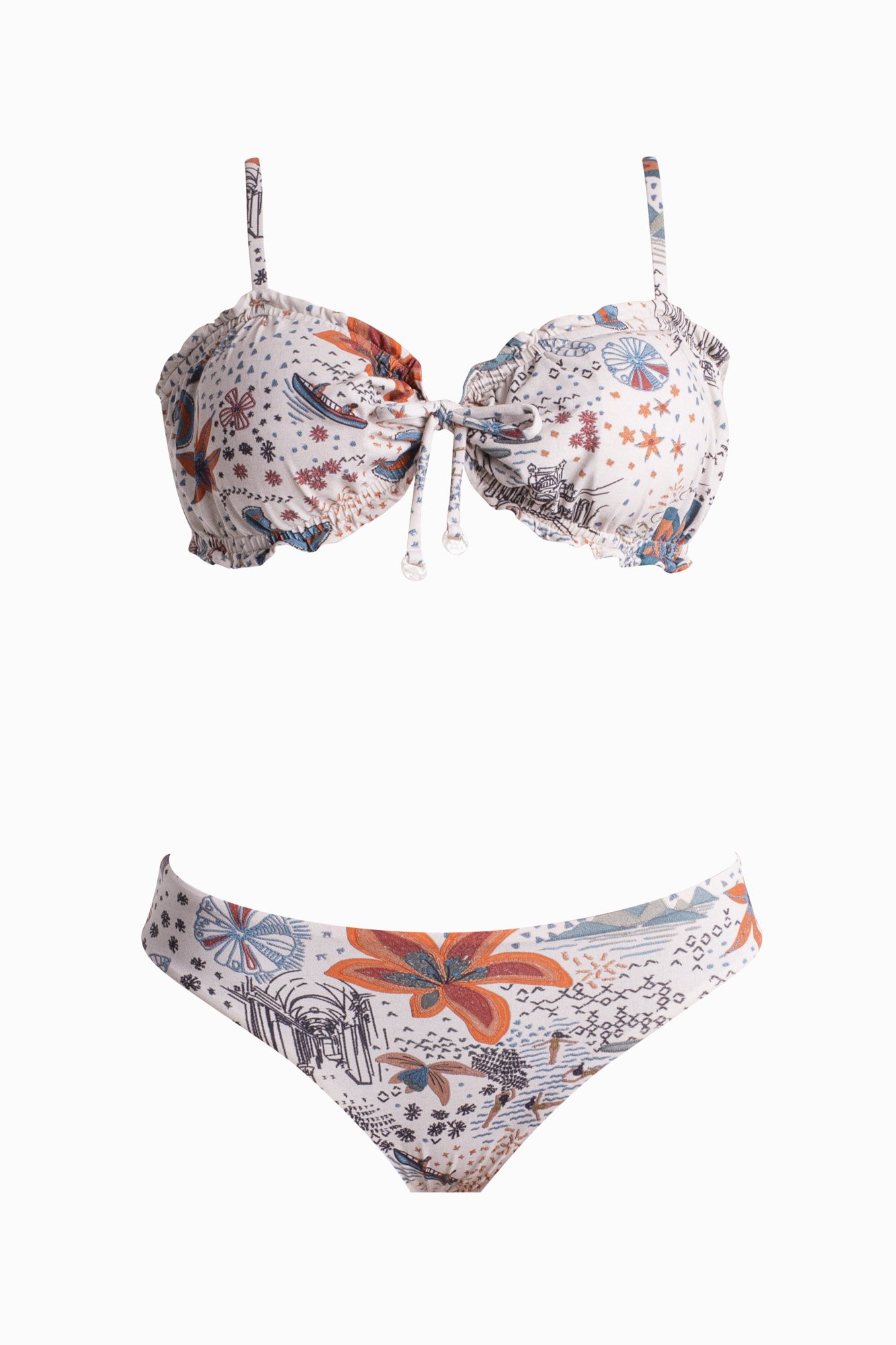 CONJUNTO BIQUÍNI TOP ESTAMPA RIO