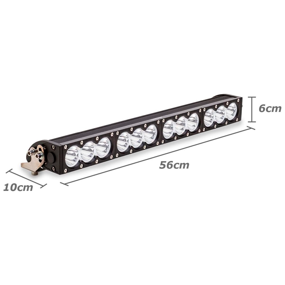 BARRA LED 12 LEDS 120W 12000LM 22" FOCO FECHA 936V 6K TP-6040 TARPONN