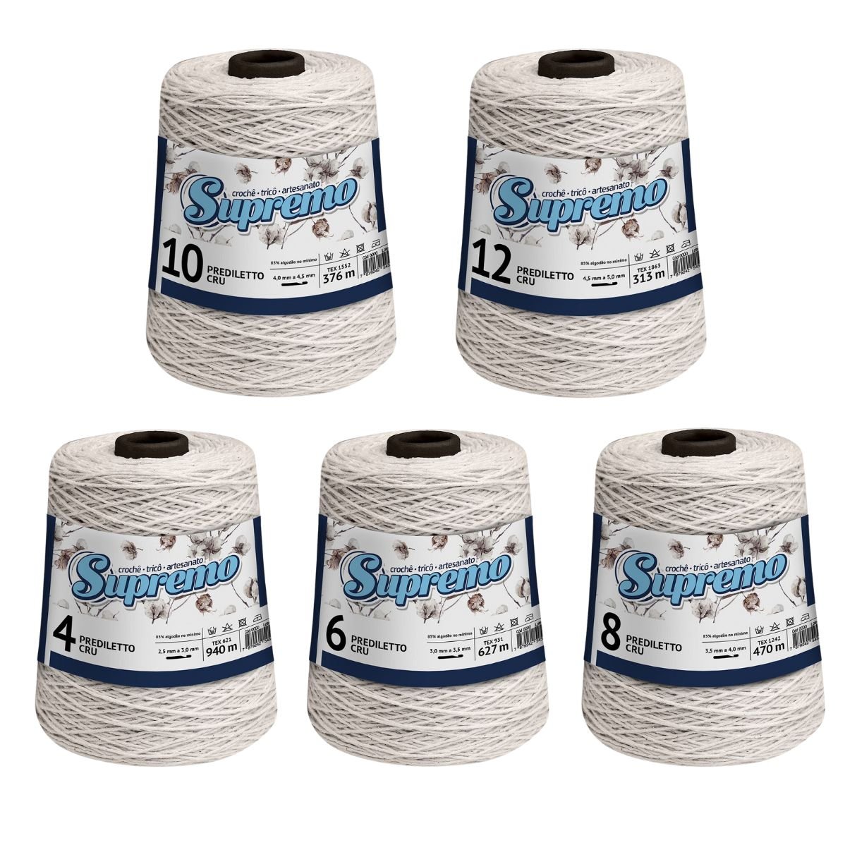 Barbante Supremo 600g Cru | Sissi Fios