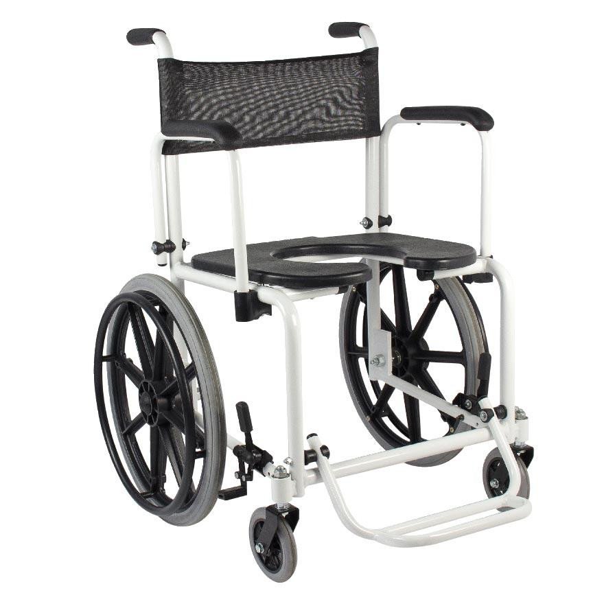 Cadeira de Rodas para Banho com Roda Grande Mod: B20-A Marca: Ortomobil
