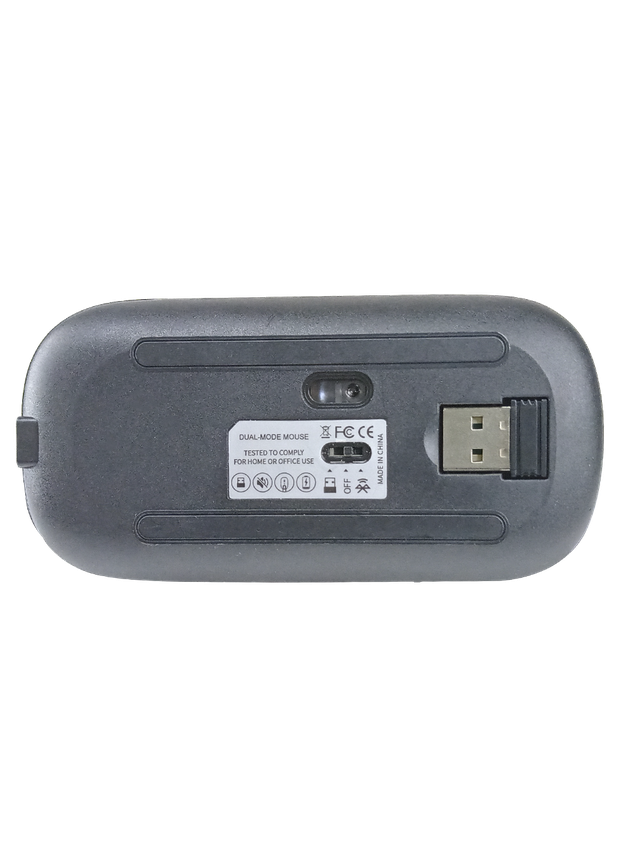 Mouse Bateria Recarregável Bluetooth + Wireless