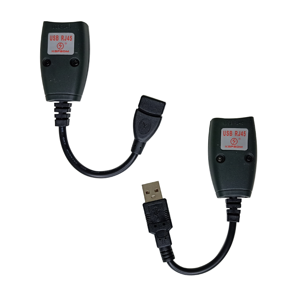 ADAPTADOR EXTENSOR USB RJ45 KAP10