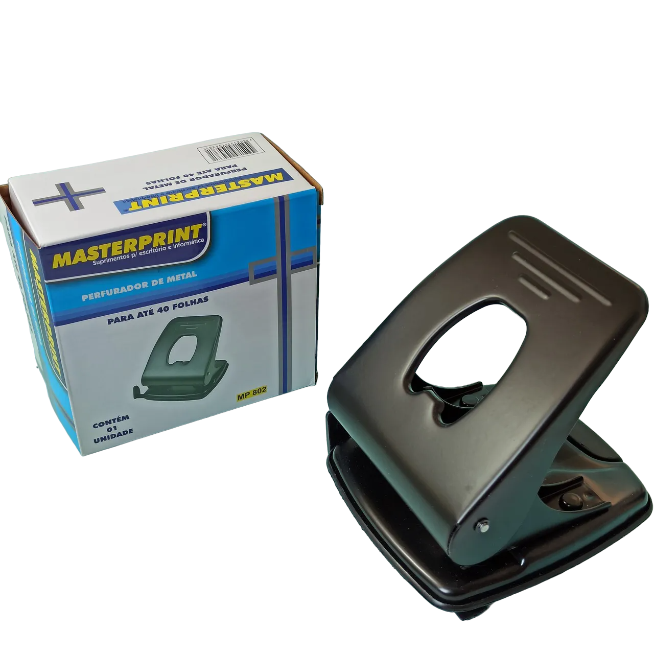PERFURADOR DE METAL MP802 - ATÉ 40 FOLHAS