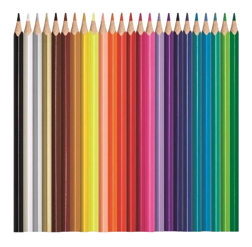 LAPIS DE COR 24 CORES TRIANGULAR COLOR PEPS + 3 LÁPIS DE ESCREVER MAPED