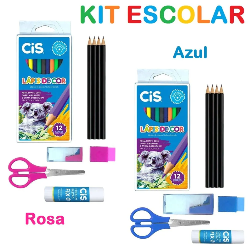 KIT ESCOLAR 9 PCS CIS