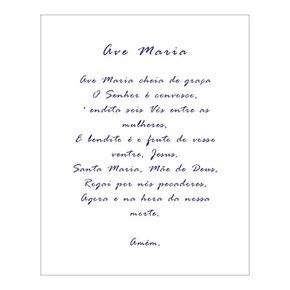 Stencil Ave Maria - 20x25 - Ref B1348