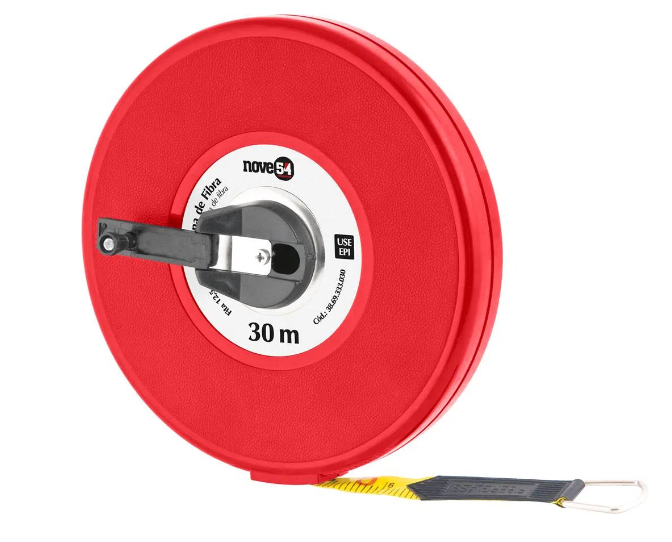 Trena Nove54 Longa Fibra De Vidro 30 Metros Com Manivela