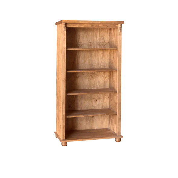 Estante Livreiro com 5 Nichos - Tommy Design Natural Madeira