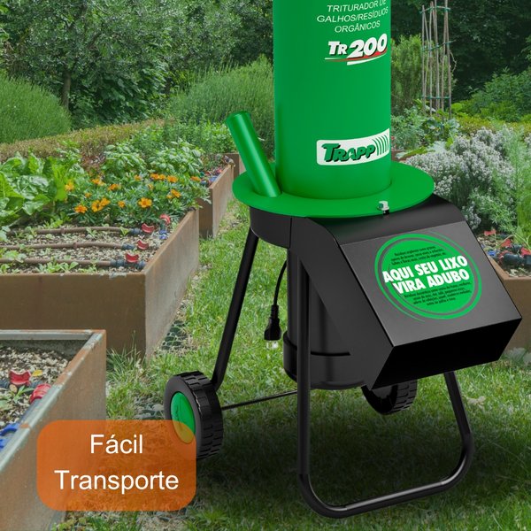 Triturador de Galhos e Resíduos TR-200 - (1,5cv) Trapp