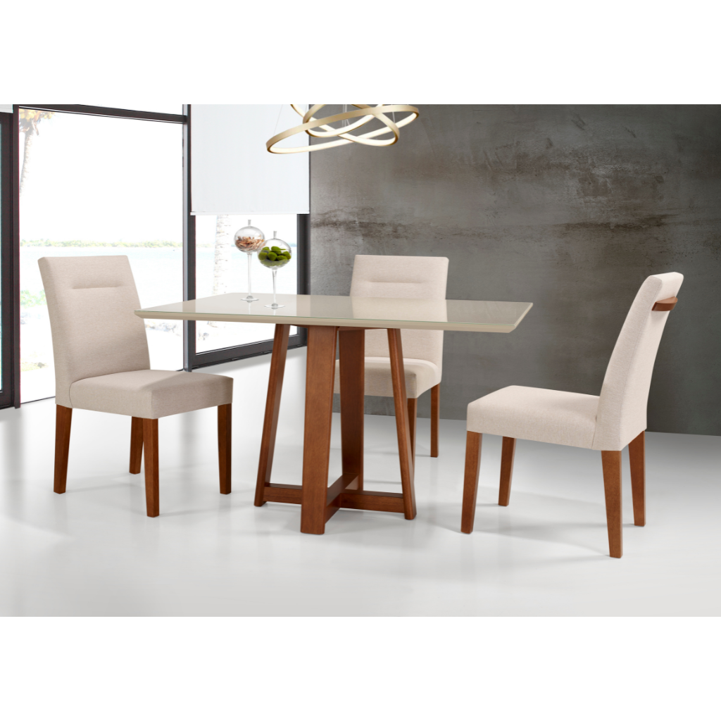 A Mesa NÃºbia quadrada da Treo Made Ã© a escolha perfeita para quem ...