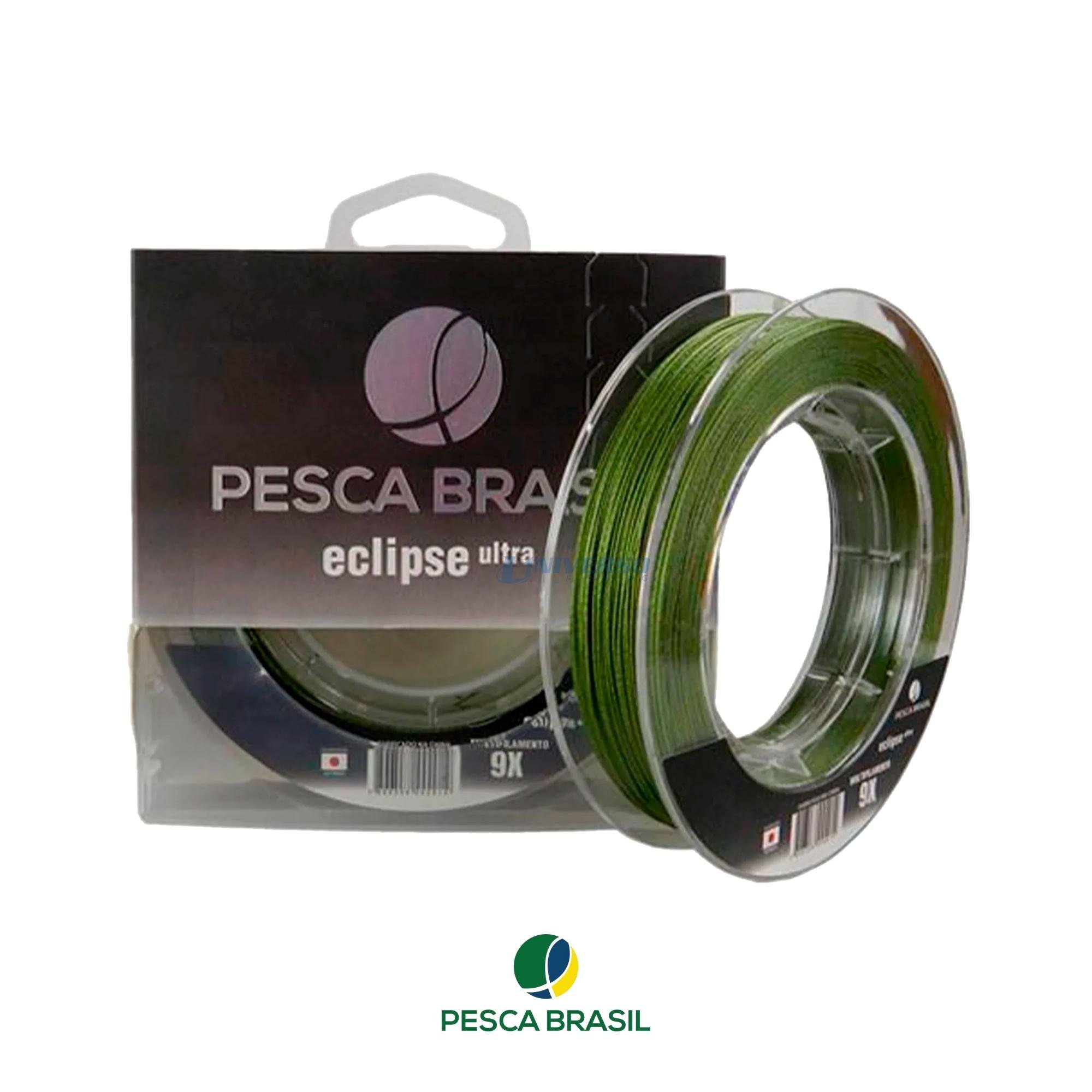 Linha Multifilamento Pesca Brasil Eclipse Ultra Verde Musgo | 150mts
