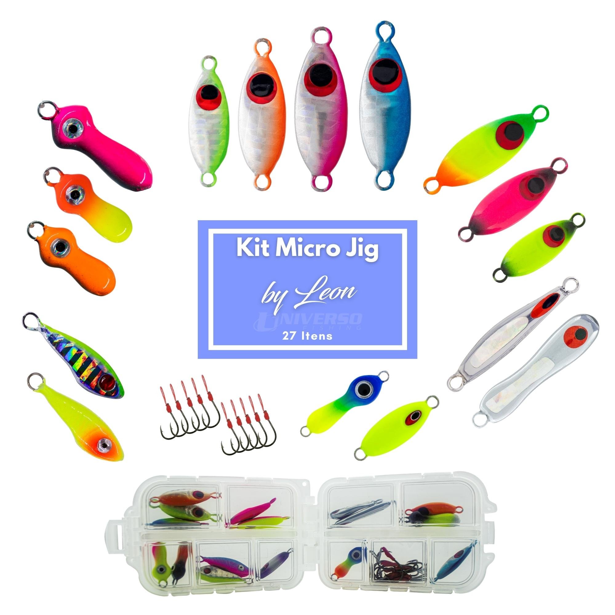 Kit Micro Jigs de Bolso By Leon | com 27 Unidades