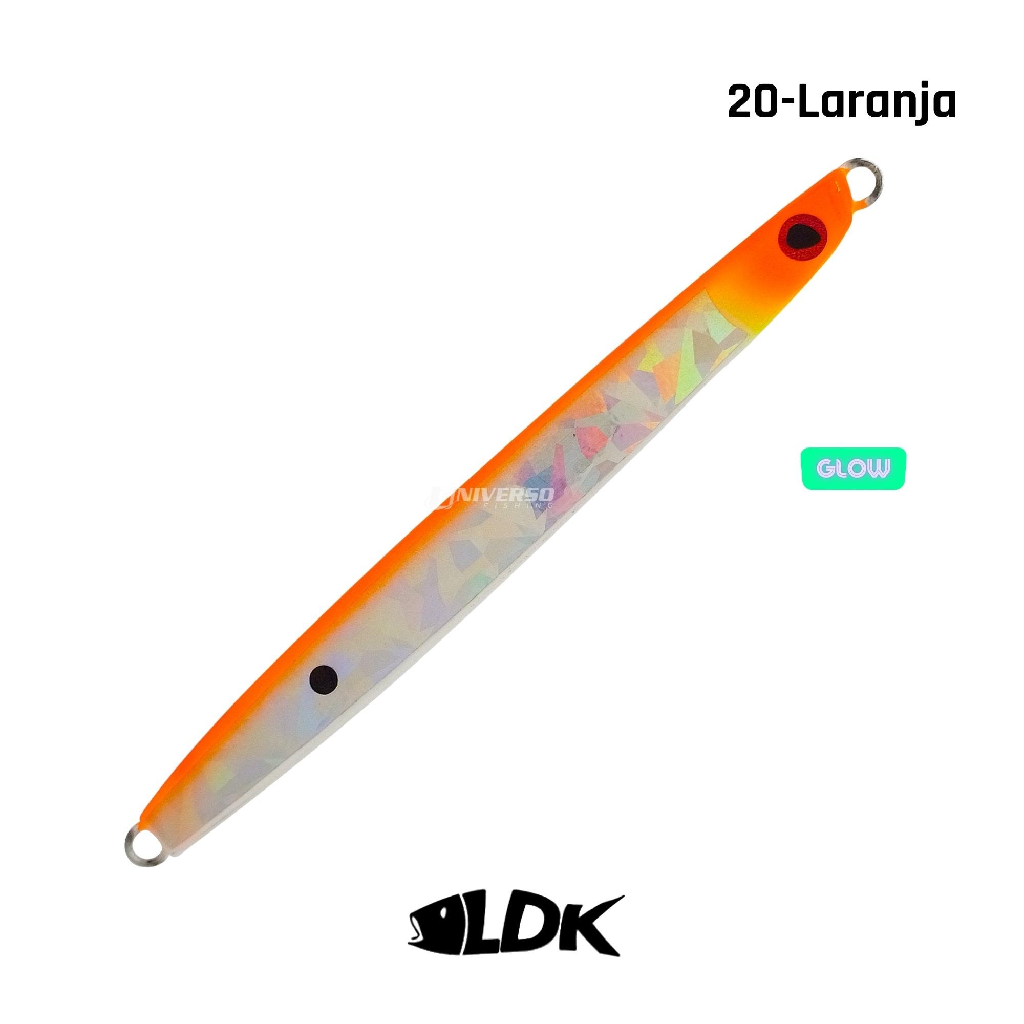 Isca Jumping Jig LDK Olhete - 100g 20-Laranja Glow