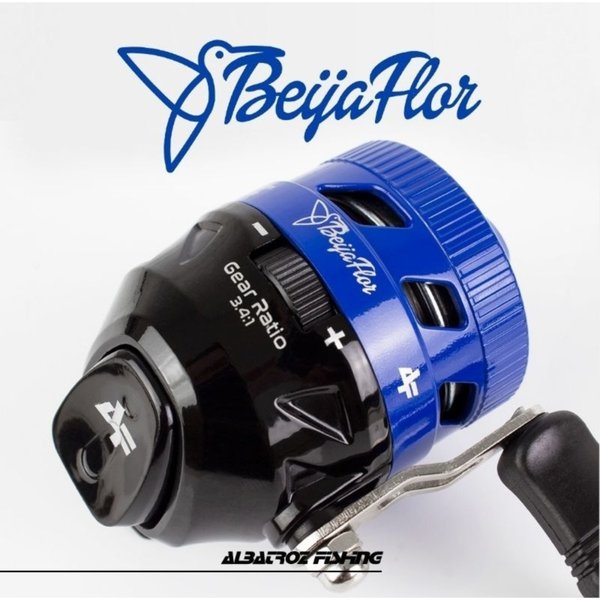 Molinete SpinCast Albatroz Beija-Flor Mini Com Linha