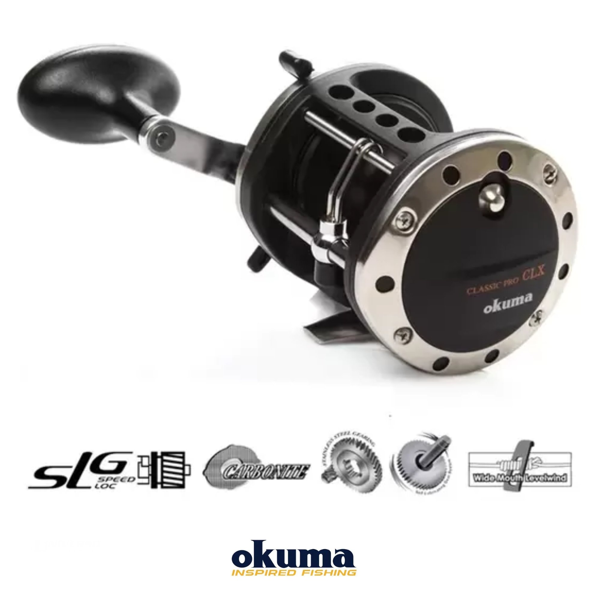 Carretilha Okuma Classic Pro CLX - 302LXa 3.8:1 Esquerdo
