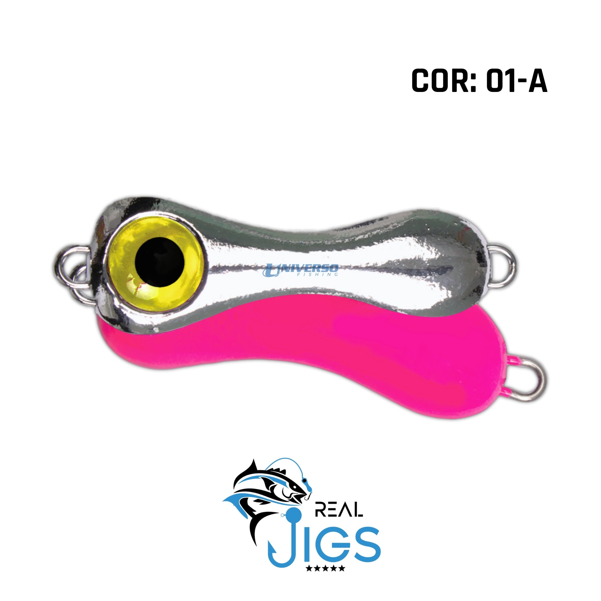 Isca Real Jigs Micro Jig Ciclope Cromado - 10g