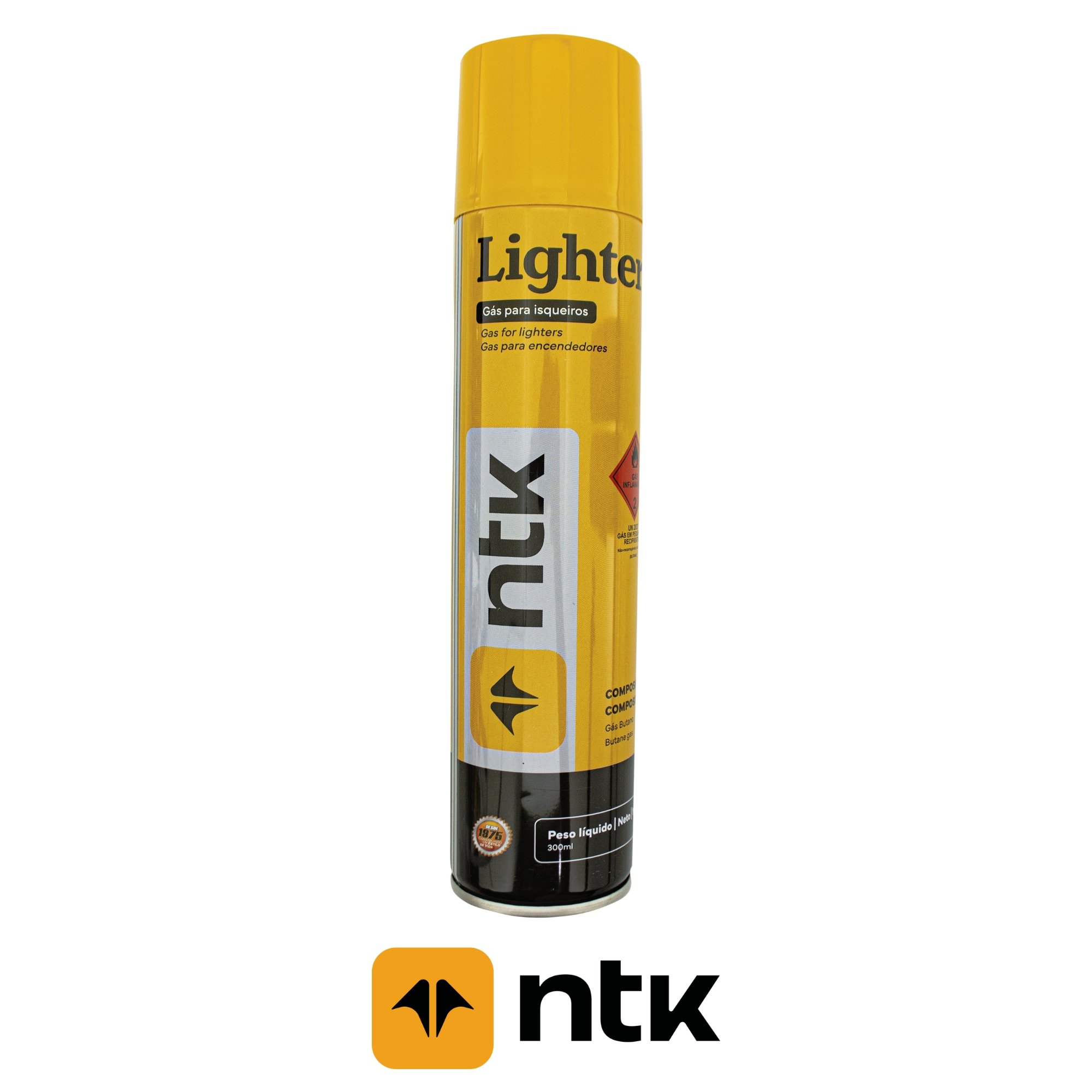 Refil de Gás NTK Lighter Frasco com 300ml