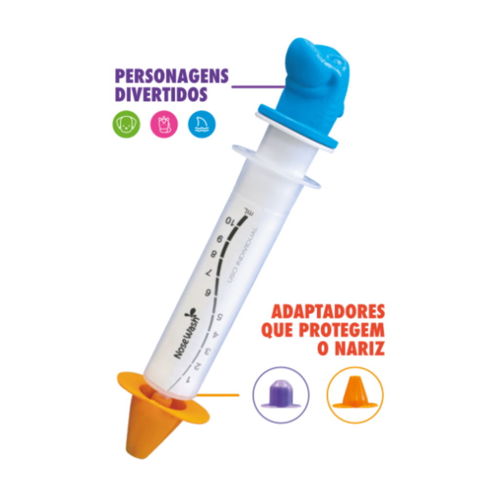SERINGA NOSEWASH PARA LAVAGEM NASAL 10ML