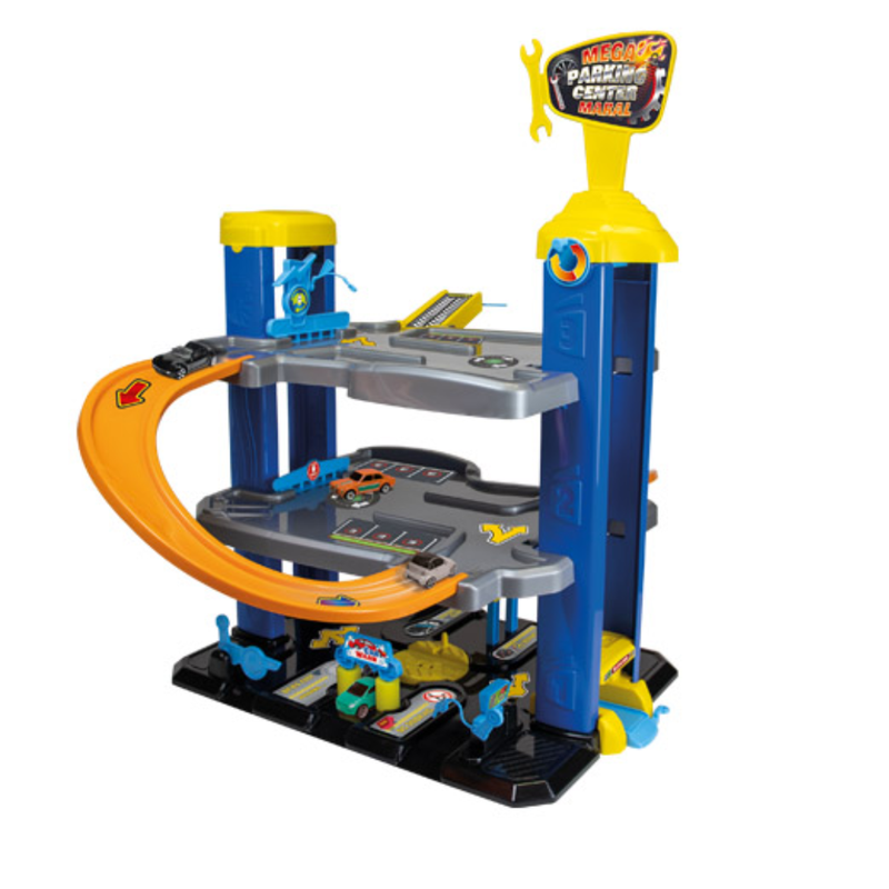 Pista de Carrinhos Mega Parking Center Colorido - Maral