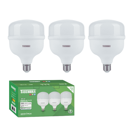 Kit 3 Lâmpada Led TKL 270 50W 6500K - Taschibra