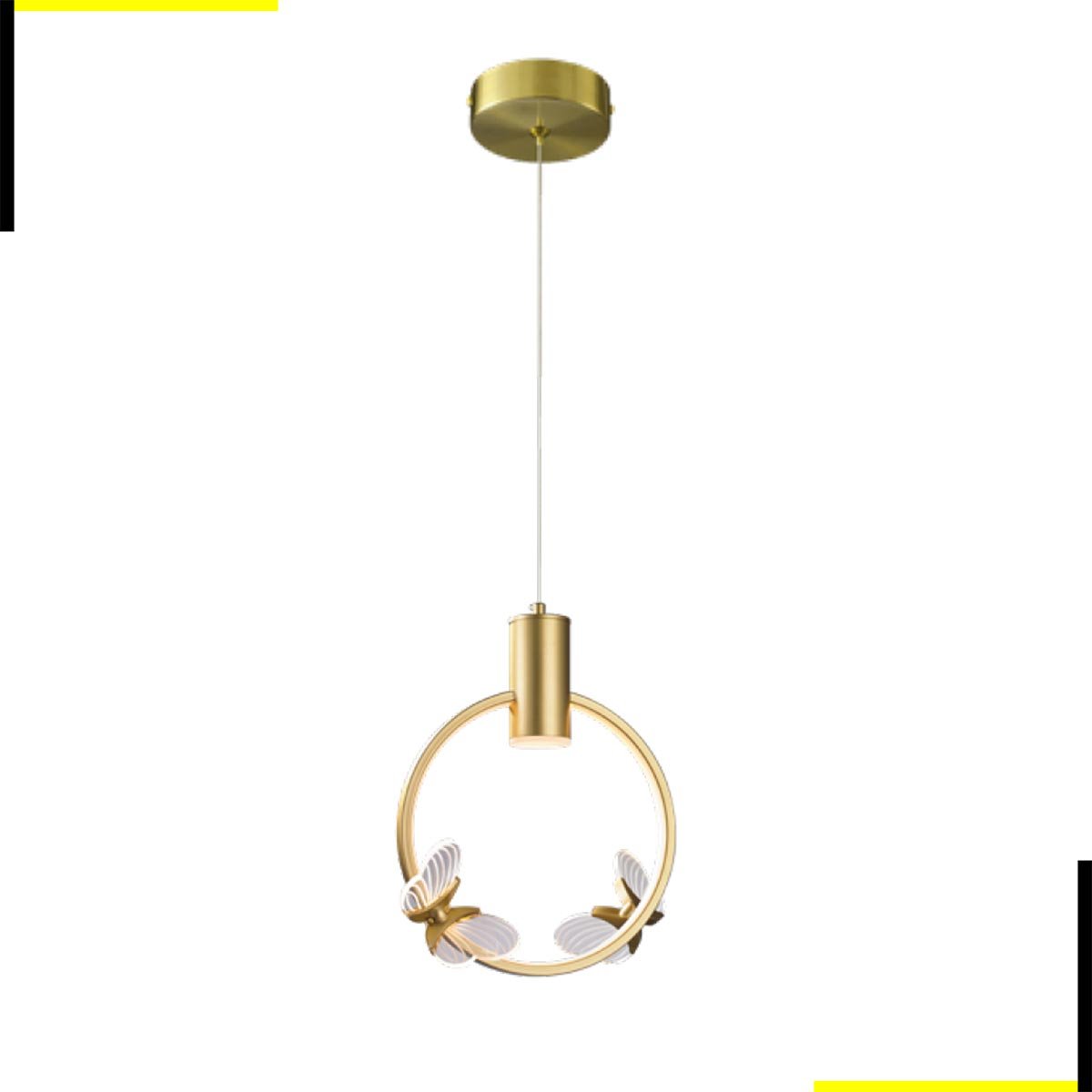 Luminária Pendente Papilio Borboleta LED 26W 2700K 30cm Bivolt | StarLux