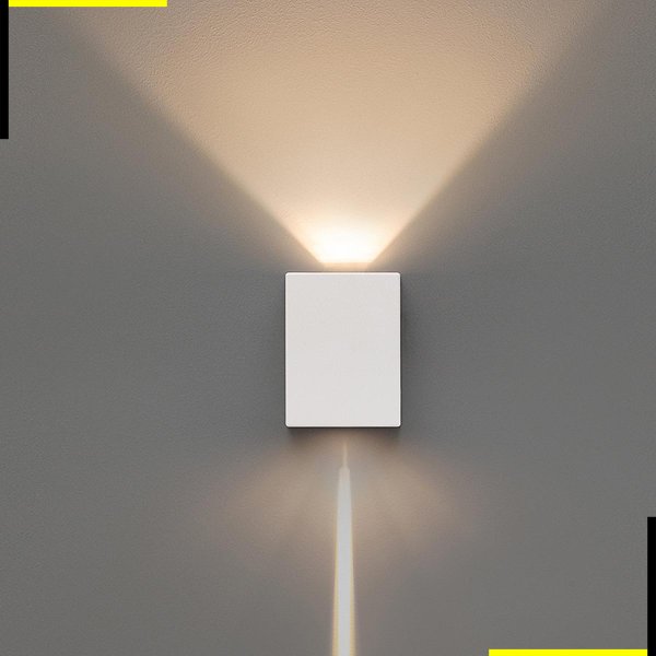 Arandela de Parede Effekt Facho Aberto/Fechado LED 8W 3000K IP65 Bivolt | Stella Branco