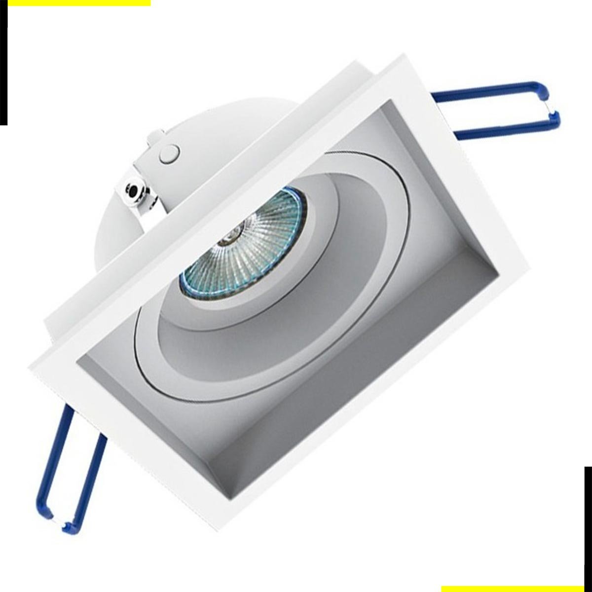 Spot de Embutir Micro Borda Dicroica MR16 GU10 | Interlight Branco
