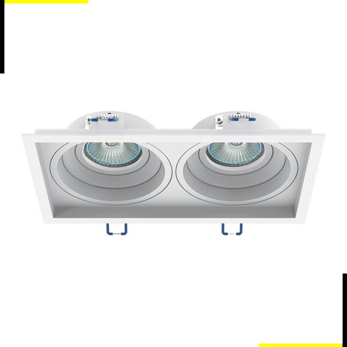 Spot de Embutir Micro Borda Duplo PAR20 E27 | Interlight Branco