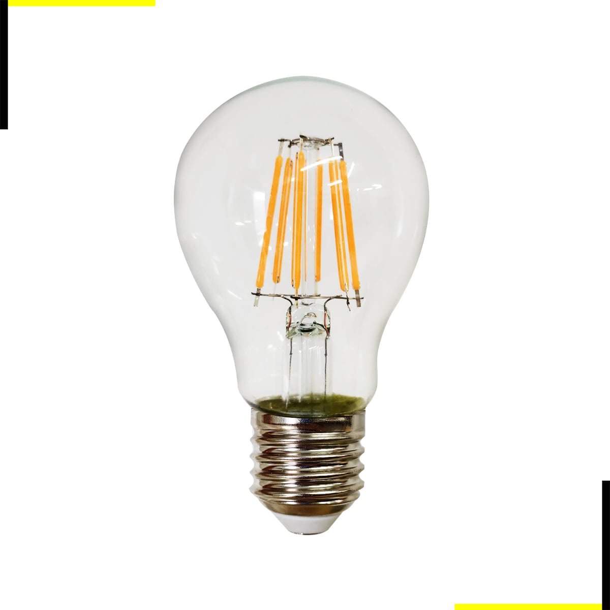 Lâmpada LED A60 Filamento 6W 2400K 600LM E27 Bivolt | StarLux