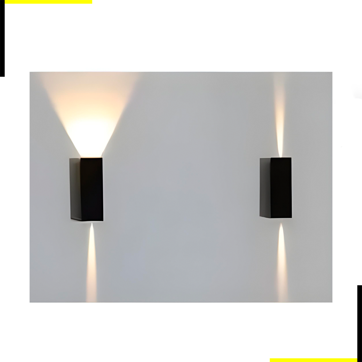 Arandela de Parede Externa LED Box 5W 3000K IP65 Bivolt - Opus Branco