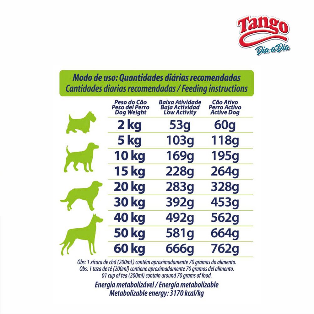 Ração Tango Mix 20kg - Nutrição Completa e Saborosa para Cães | Vini ...