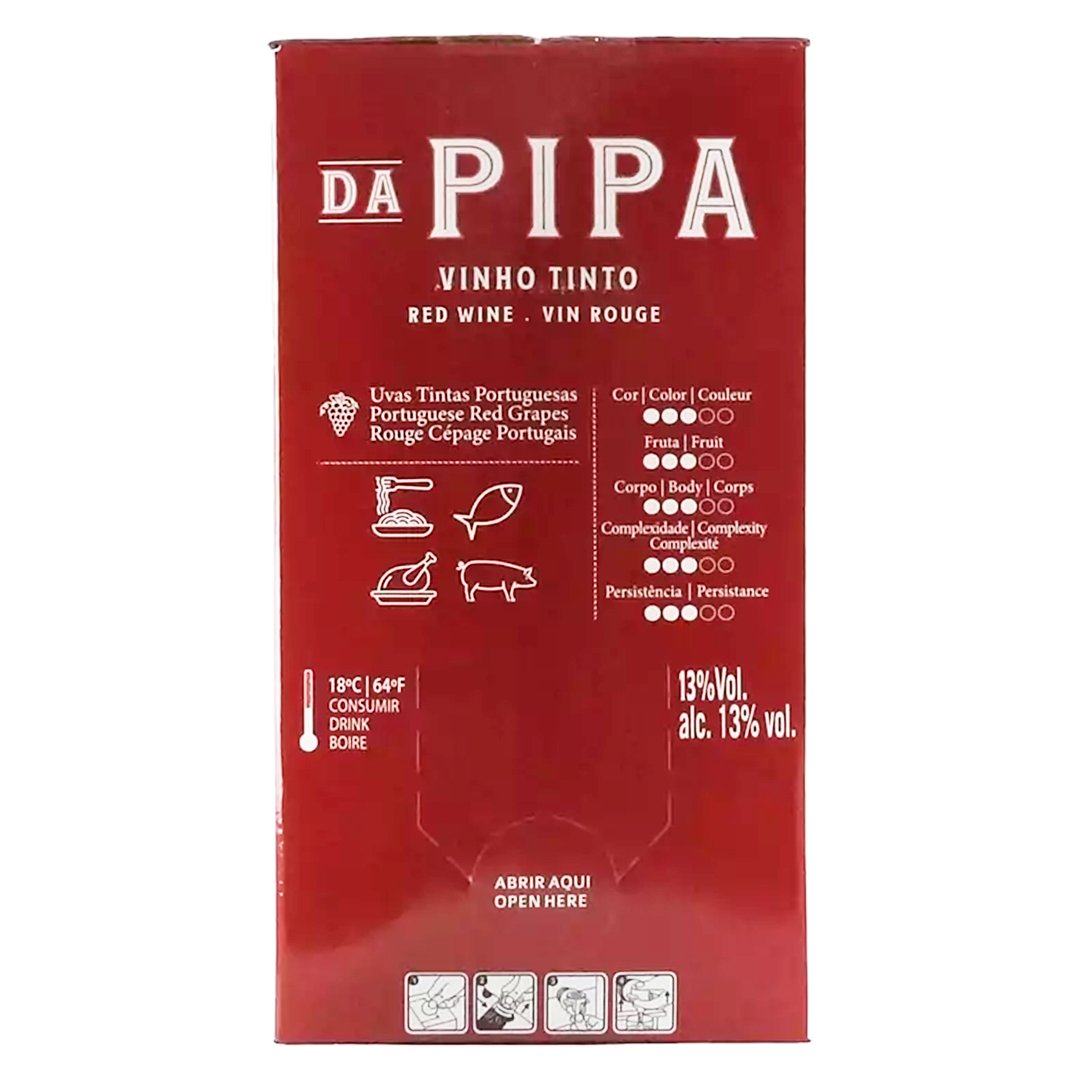 Vinho Tinto Da Pipa Bag in Box 5L