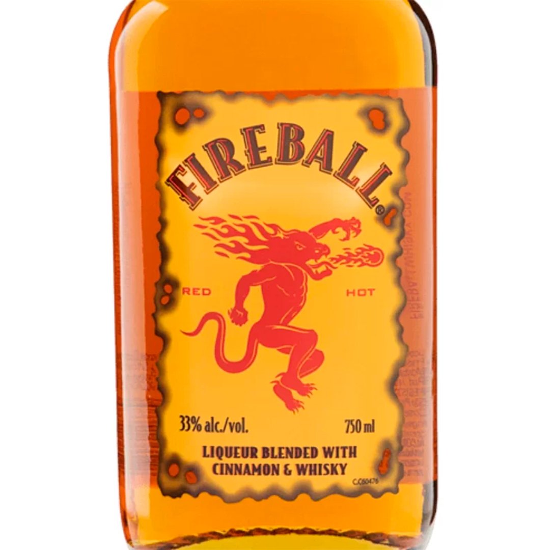 Licor de Whisky Fireball com Canela 750ml