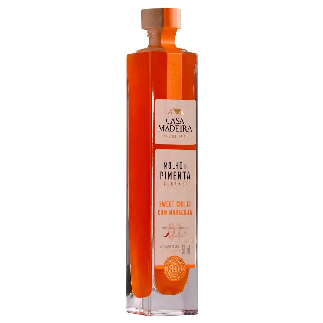 Molho de Pimenta Casa Madeira Sweet Chilli Maracujá 50ml