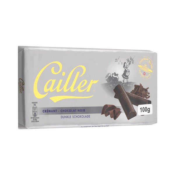 Barra de Chocolate Cailler Cremant Dark Meio Amargo 100g