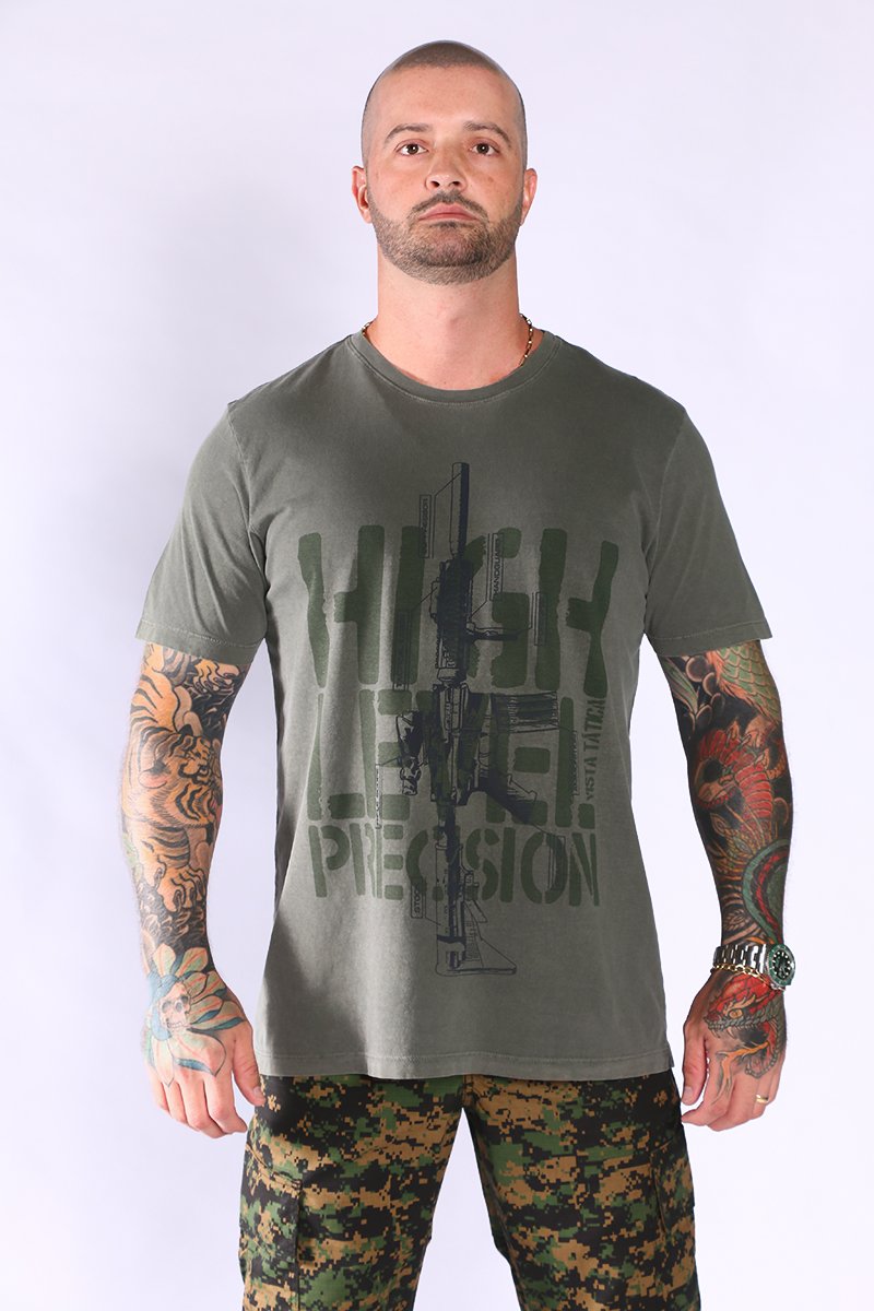 Camiseta - Vista Tática - VERDE - PRECISION