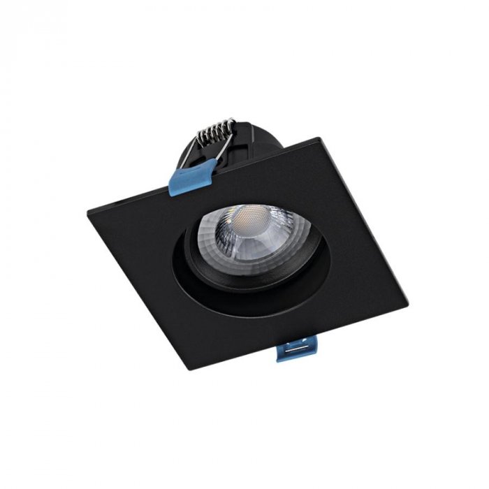 SPOT DE EMBUTIR LED EASY RECUADO 34° 3000K 4,5W BIV 9,5X9,5X5,4CM ABS ...