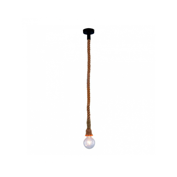 PENDENTE HALTER SOQUETE Ø3,5CM CORDA NATURAL - STUDIOLUCE PD712