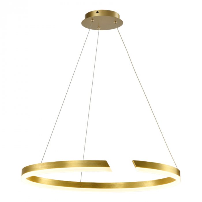 PENDENTE LED HANOVER ANEL REDONDO 3000K 36W BIV Ø60X4CM ACRÍ E ALU DOU ...