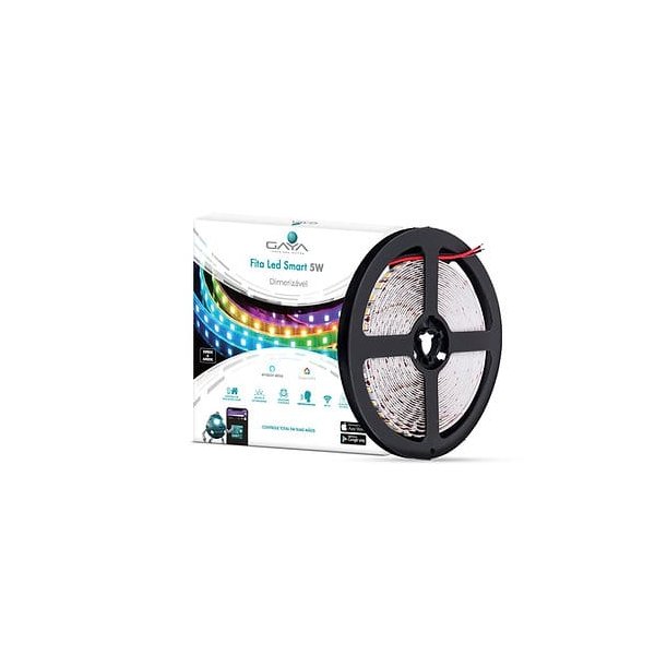 FITA GAYA 9811 LED SMART 5 METROS INTERNO RGB 5W/M 12V SILICONE