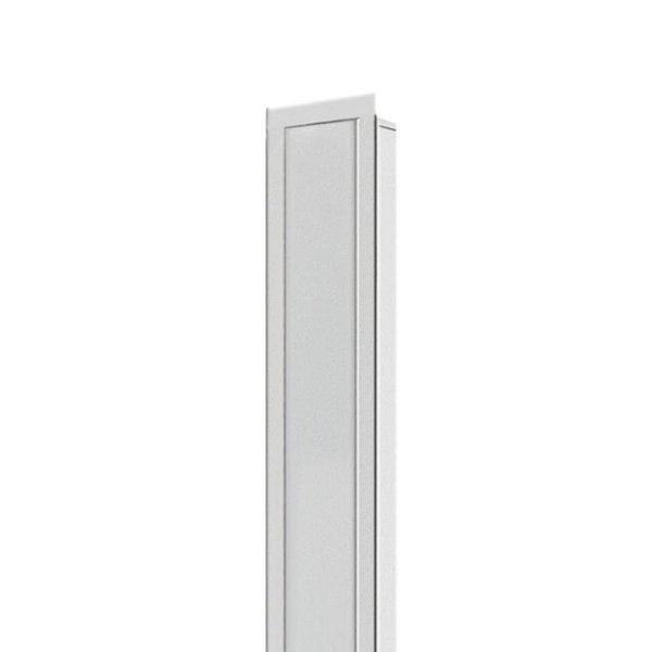PERFIL DE EMBUTIR LLS FLEX I LINEAR 1 METRO 100X3,5X1,75CM ALUMÍNIO ...
