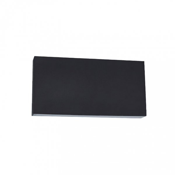 ARANDELA LED CUBE FACHO DUPLO EXTERNO 3000K 8W BIVOLT 10X20X3,1CM ALUM E ACRÍ PRETO - GAYA 9775