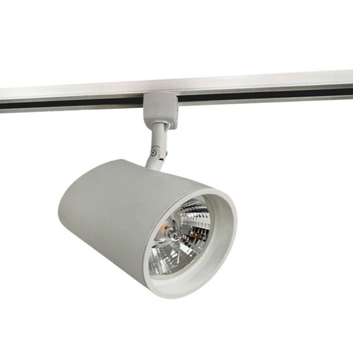 SPOT DE ELETROCALHA PIPE AR111 Ø12,2X17CM TERMOPLÁSTICO BRANCO - MOON ...