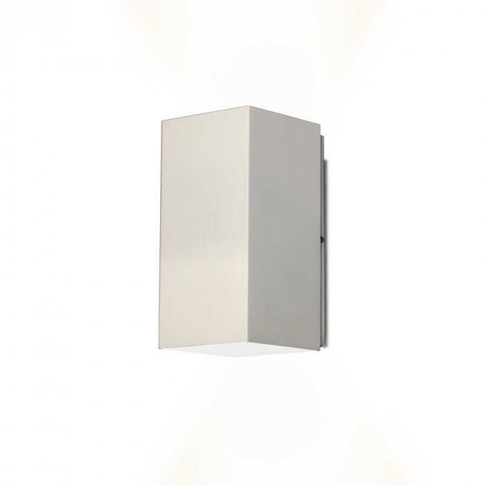 ARANDELA OCCA RETANGULAR FACHO DUPLO ABERTO 18X10,5X10,5CM METAL ...