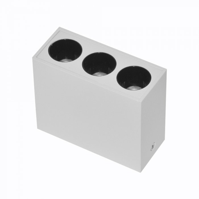 SPOT DE SOBREPOR DOWNLIGHT POWERUS 3 FOCOS IRC 90 3000K 6W BIV 7X8,4X3 ...