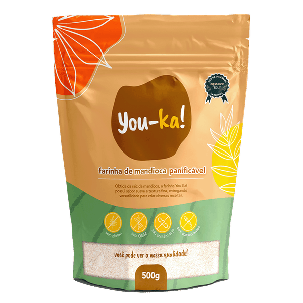 Farinha Panificável de Mandioca You-Ka! Pacote 500g